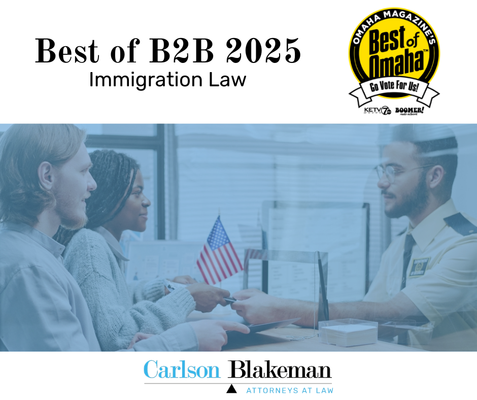 Carlson & Blakeman Wins Top Immigration Law Firm Award for 2025